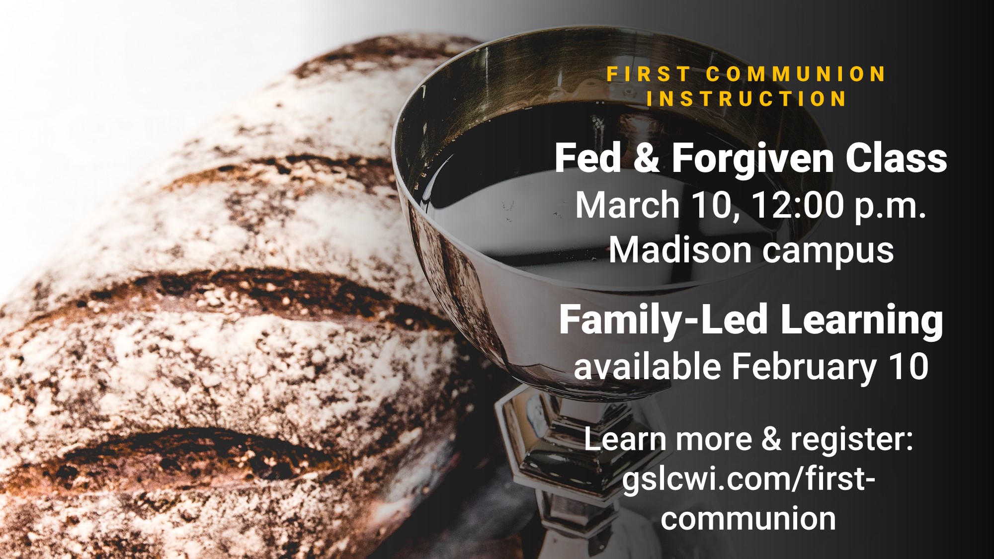 First Communion Instruction – Good Shepherd Lutheran Church