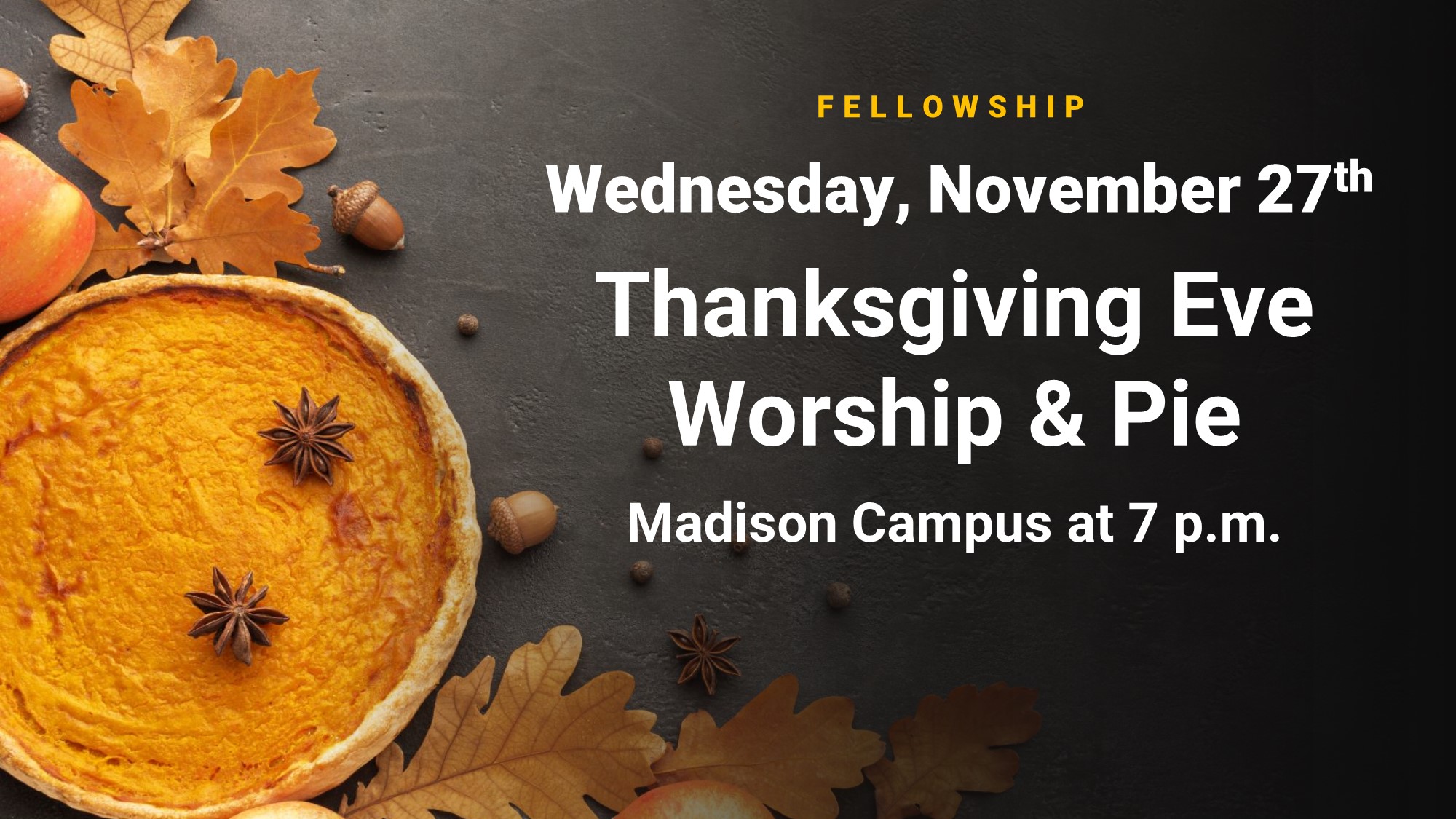 Thanksgiving Eve Worship - November 27, 2019 - Good Shepherd Lutheran ...