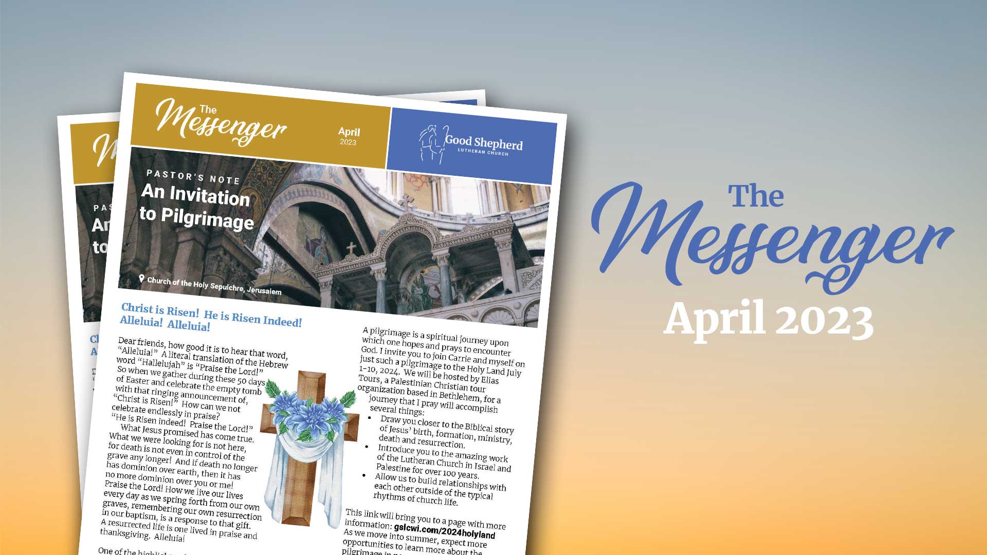 The April 2023 Messenger is Here - Good Shepherd Lutheran Church