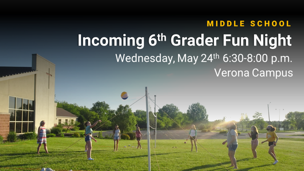 Incoming 6th Grade Fun Night - Good Shepherd Lutheran Church
